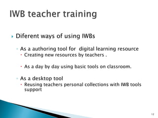 IWB training | PPT