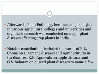 Eminent plant pathologists | PPTX