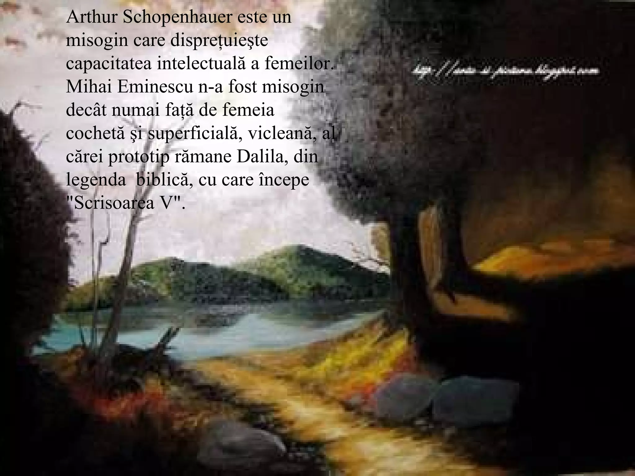 Eminescu si schopenhauer | PPT