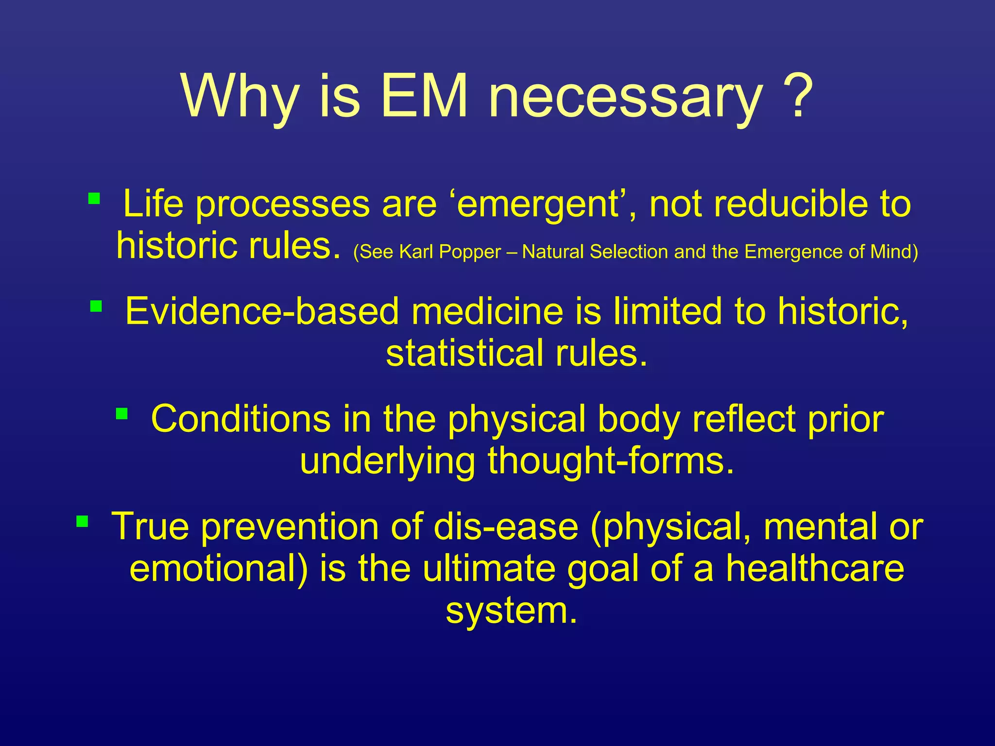 Introduction to Energy Medicine | PPT | Holistic Health | Alternative ...