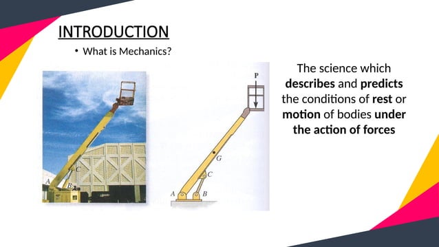 Introduction to Engineering Mechanics for Engineer | PPT