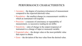 EMI unit 1 notes introduction to measurements | PDF