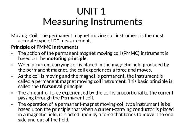 EMI PPT UNIT 1.pptxbdhdsdjhfhsdfsdfjhdbdfd | PPTX