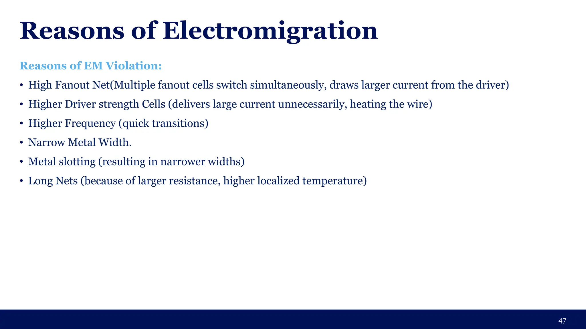 Electromigration And Ir Voltage Drop Emir Pdf