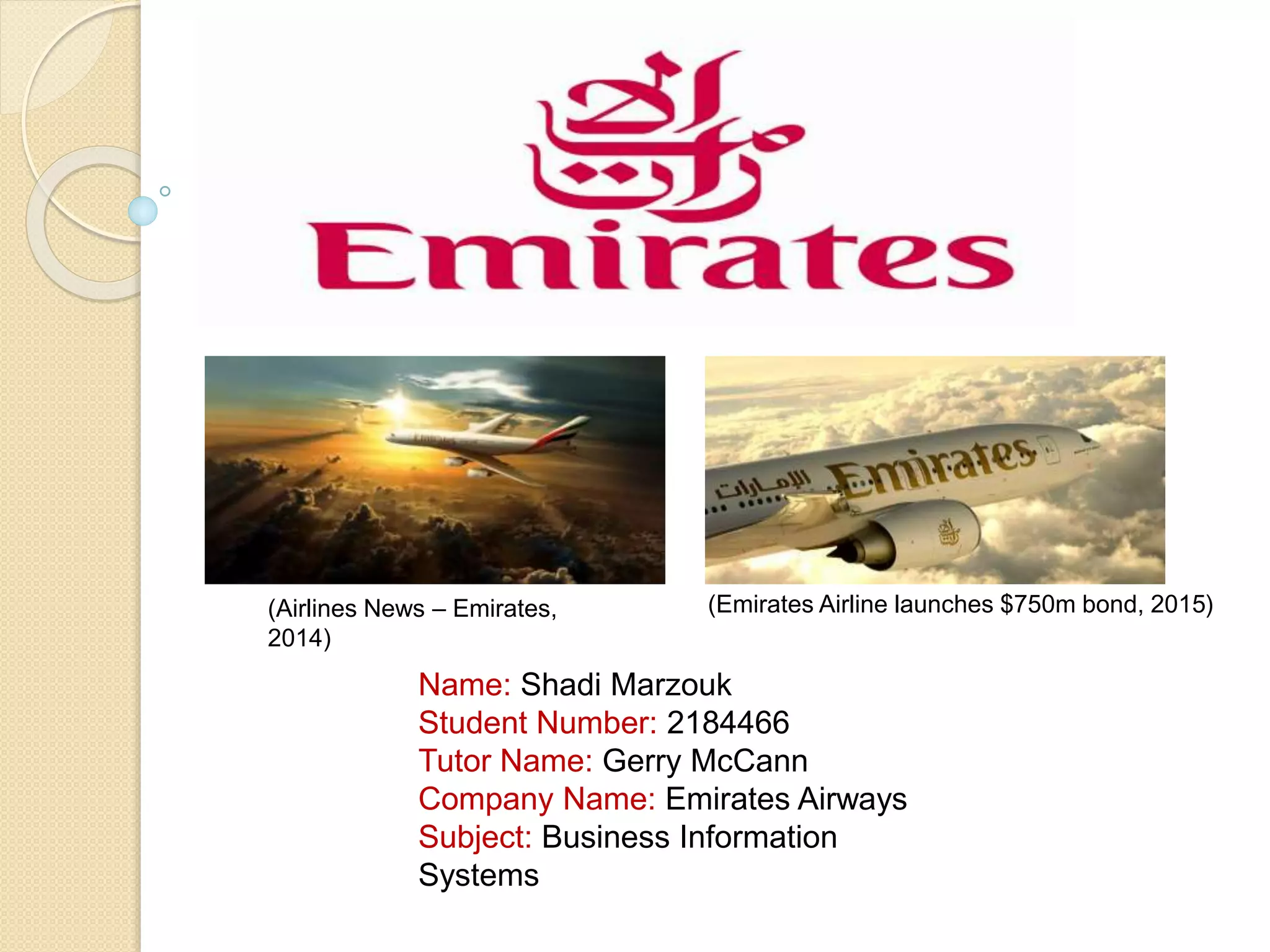 Emirates Airways | PPTX
