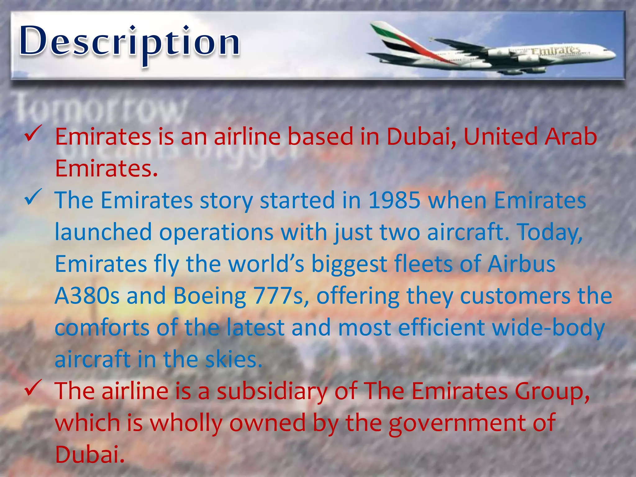 Emirates Airline | PPTX
