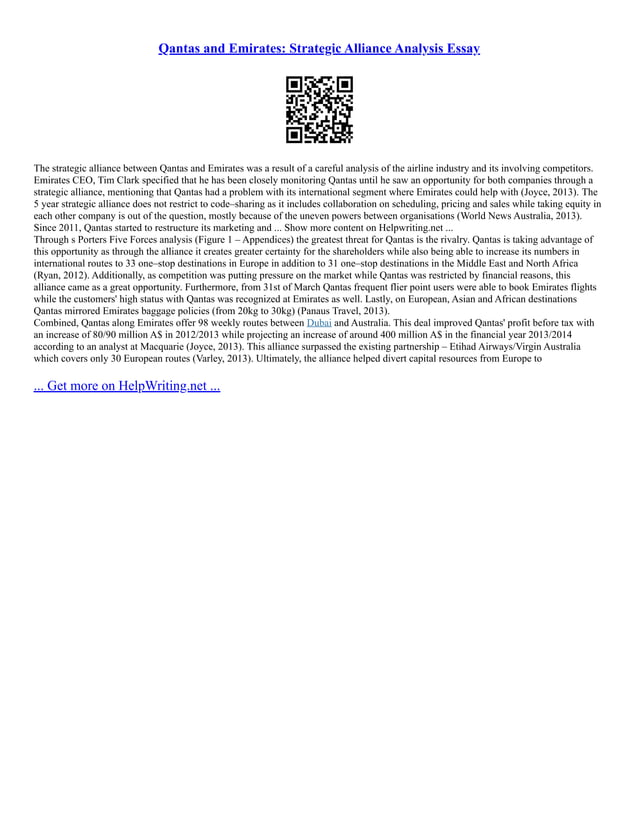 Emirates Business Model Essay | PDF | Air Travel | Travel Type