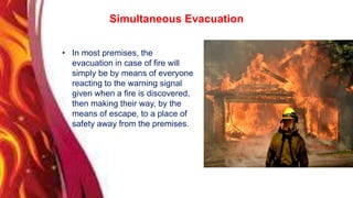 The Fire Department And The Evacuation Plan | PPTX