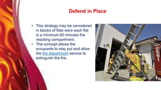 The Fire Department And The Evacuation Plan | PPTX