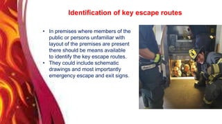 The Fire Department And The Evacuation Plan | PPTX
