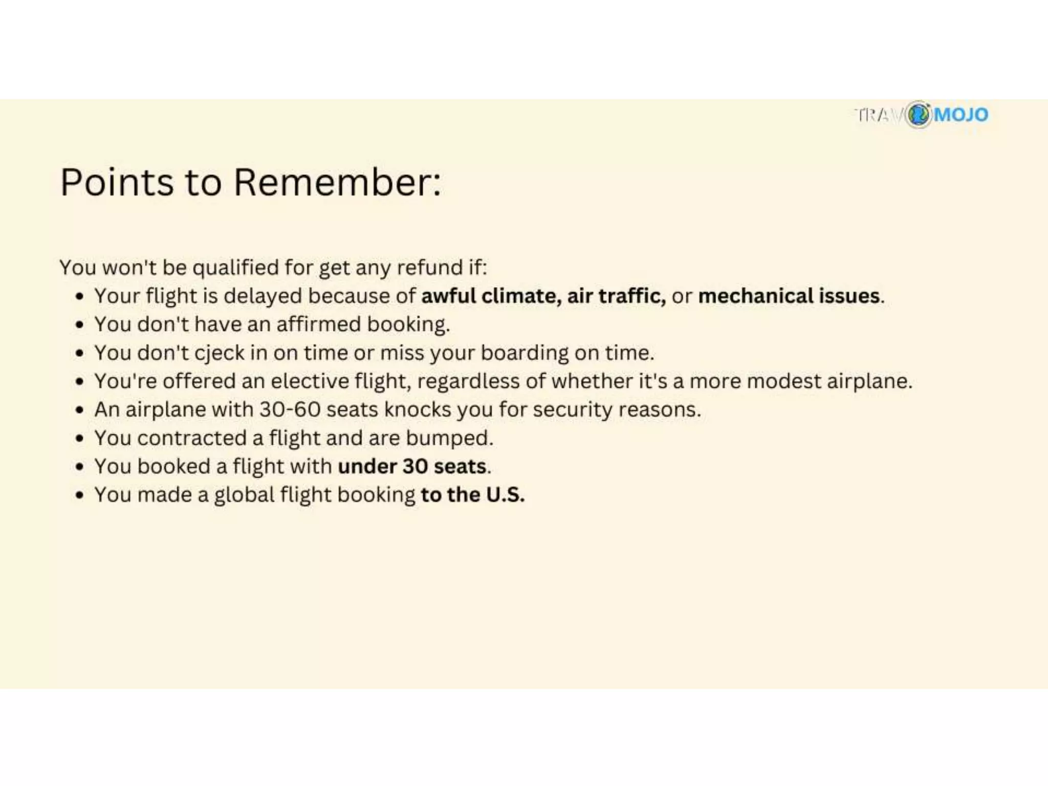 Emirates Flight Cancellation || travomojo.com