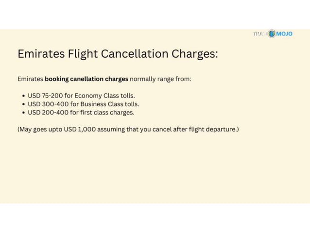 Emirates Flight Cancellation || travomojo.com