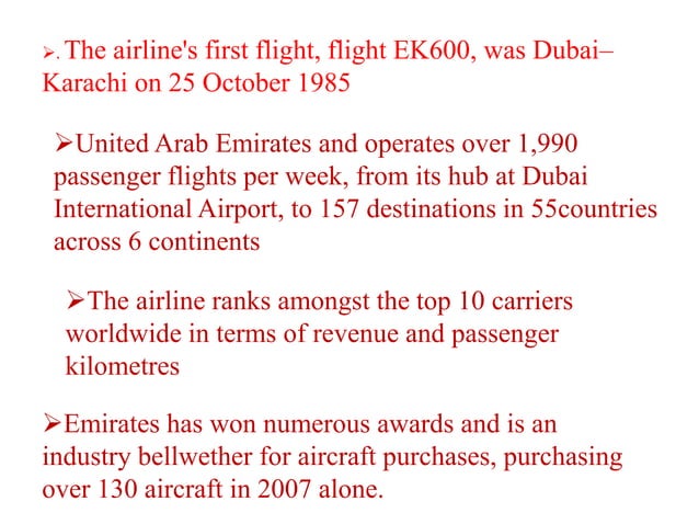 Emirates ppt | PPTX