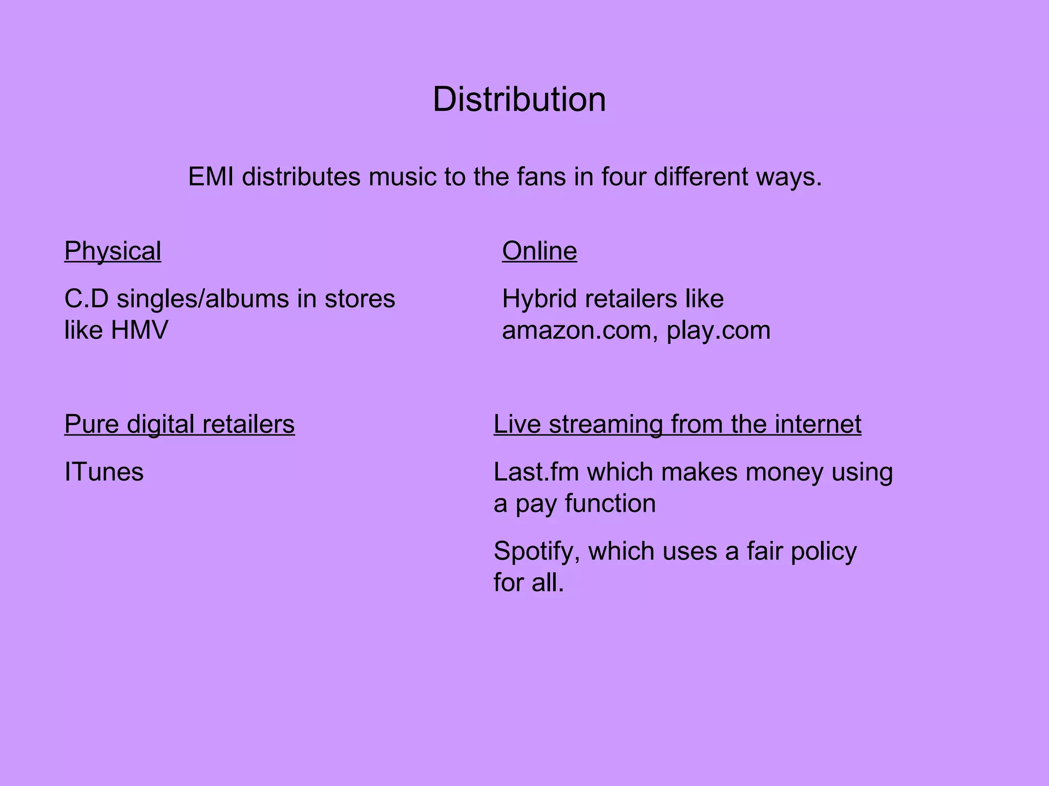 Emi record label | PPT