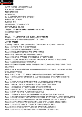 EMI/RFI: Materials and Technologies | PDF
