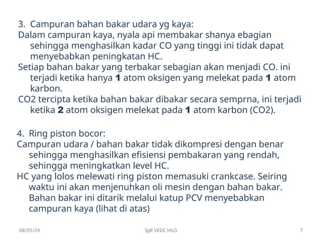 PENJELASAN TENTANG EMISI GAS BUANG PADA KENDARAAN | PPT