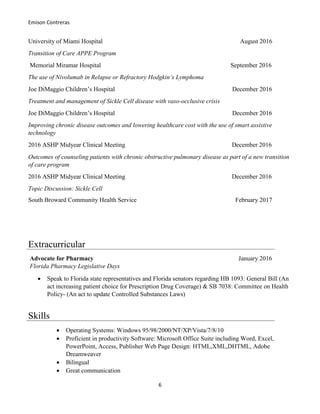 Emison contreras Resume CV | PDF