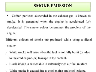 advanced engine automobile EMISSION CONTROL | PPTX