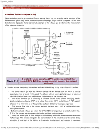Emission measurement | PDF