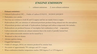 Emission measurement techniques in automobiles | PPTX