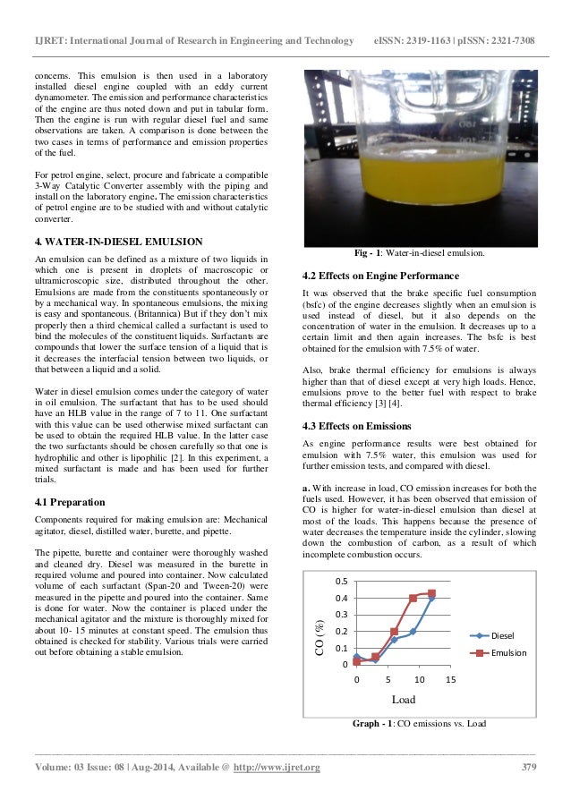 Emission reduction of ic engines by using water in-diesel emulsion an…