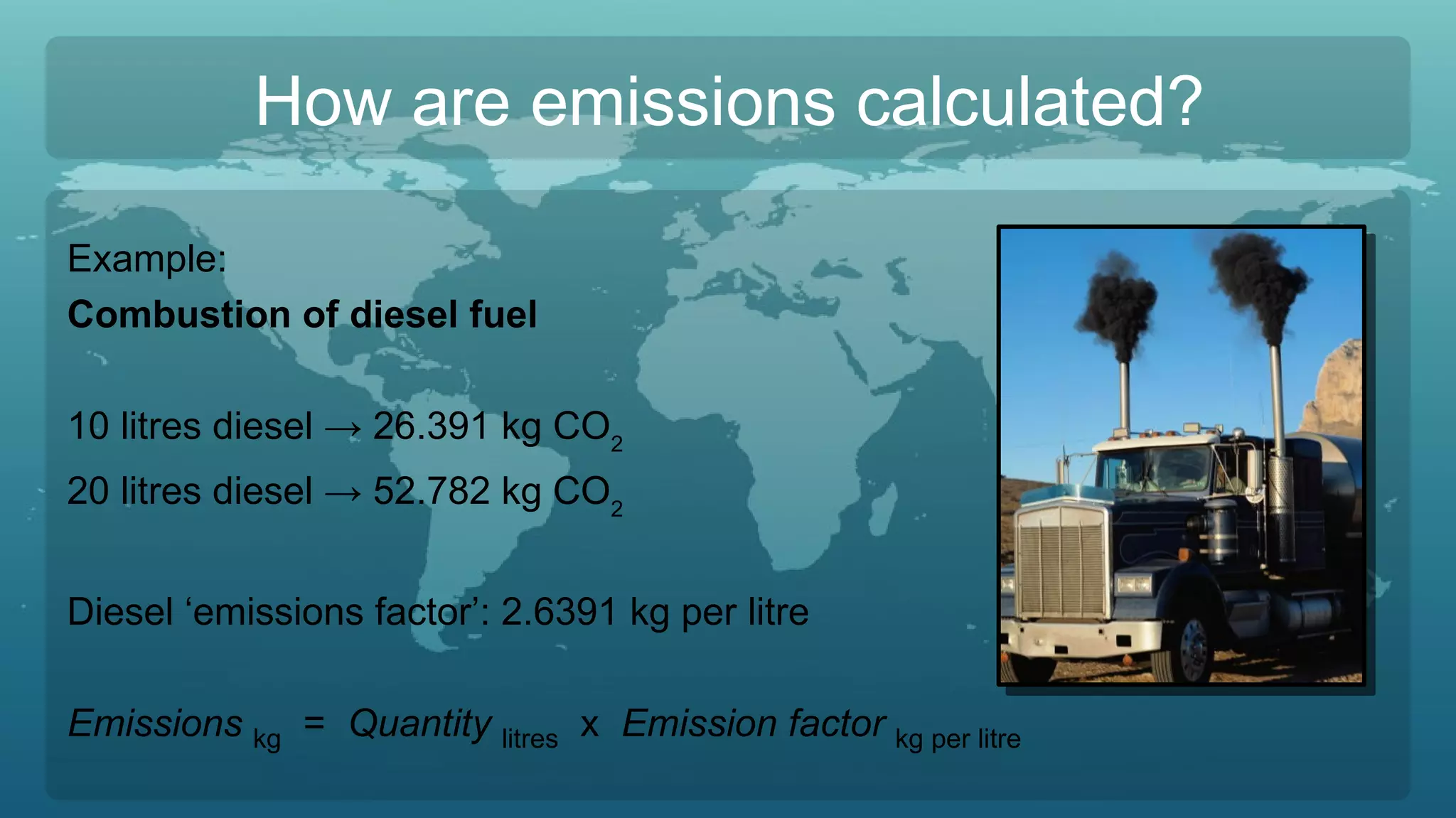 Greenhouse gas emissions calculations with AMEE | ODP