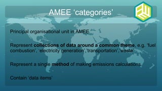 Greenhouse gas emissions calculations with AMEE | ODP