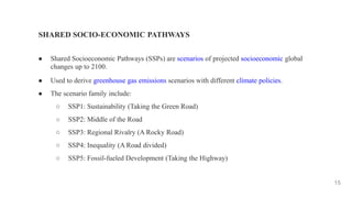 EMISSION SCENARIOS in climate change and sustainable | PPTX