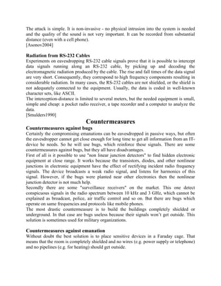 Emission security- Tempest Attacks | PDF