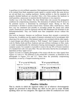 Emission security- Tempest Attacks | PDF