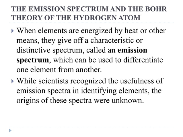 Emission spectrum of hydrogen | PPTX | Physics | Science