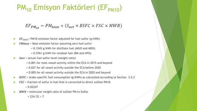 Emisyon Hesaplama Yöntemleri for marine engineer .pptx | Free Download