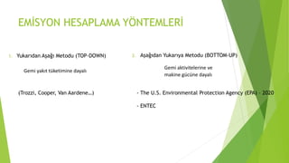Emisyon Hesaplama Yöntemleri for marine engineer .pptx