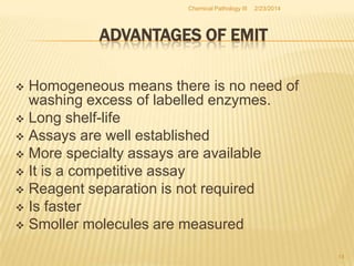 Emit enzyme-multiplied immunoassay technique | PPTX