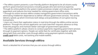 eMitra : Your Gateway to Online Services | PPT