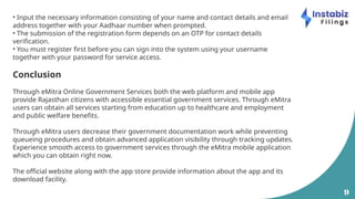 eMitra : Your Gateway to Online Services | PPTX