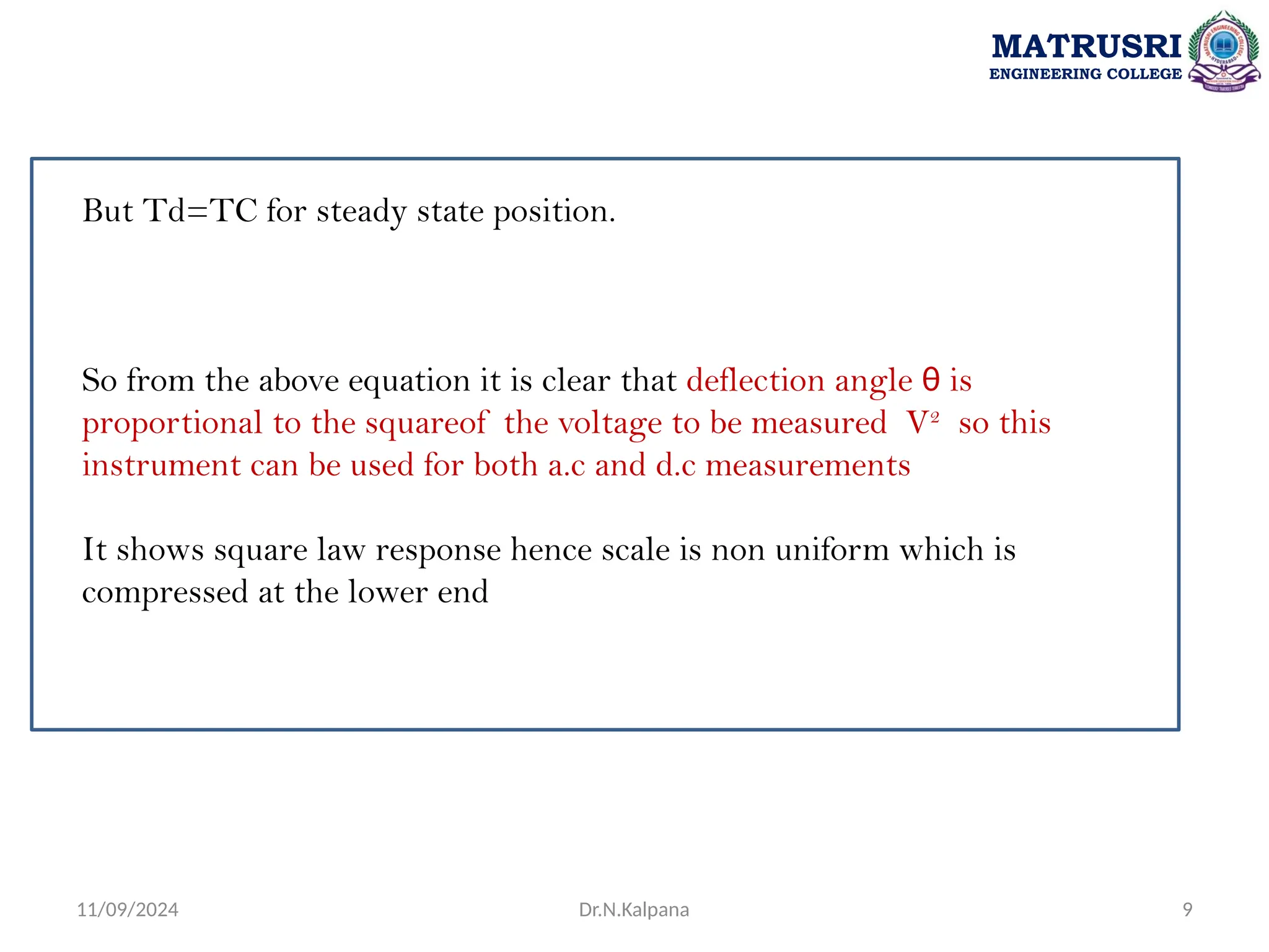 EMI UNIT1.2 Electrostatic instruments Module | PPTX