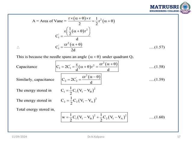 EMI UNIT1.2 Electrostatic instruments Module | PPTX