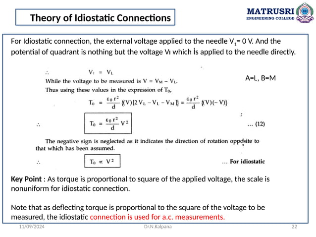 EMI UNIT1.2 Electrostatic instruments Module | PPTX