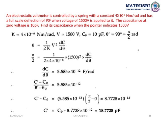 EMI UNIT1.2 Electrostatic instruments Module | PPTX