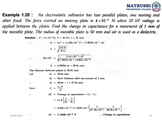 EMI UNIT1.2 Electrostatic instruments Module | PPTX
