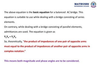 Electrical measurements and Instrumentation UNIT3 AC bridges.pdf