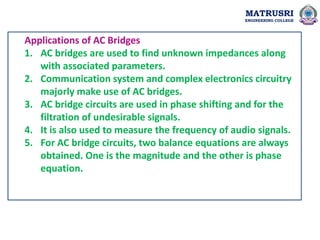 Electrical measurements and Instrumentation UNIT3 AC bridges.pdf
