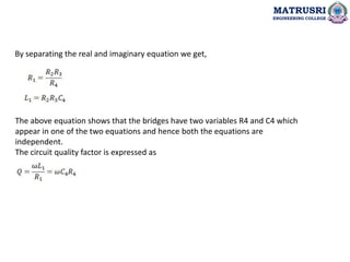Electrical measurements and Instrumentation UNIT3 AC bridges.pdf
