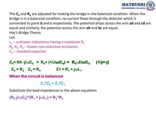 Electrical measurements and Instrumentation UNIT3 AC bridges.pdf