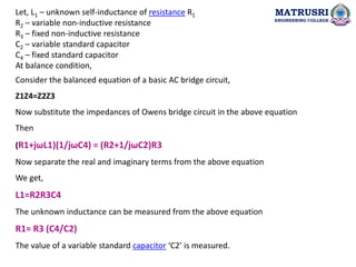 Electrical measurements and Instrumentation UNIT3 AC bridges.pdf