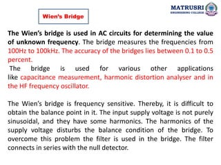 Electrical measurements and Instrumentation UNIT3 AC bridges.pdf