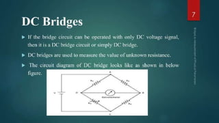 bridges and measurement of physical parameters | PDF