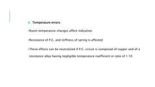 WATTMETER ERRORS AND ADVANTAGES AND DISADVANTAGES | PPTX