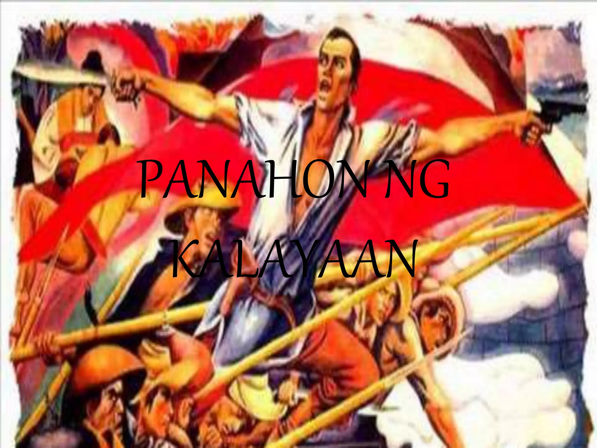 panahon ng kalayaan | PPT